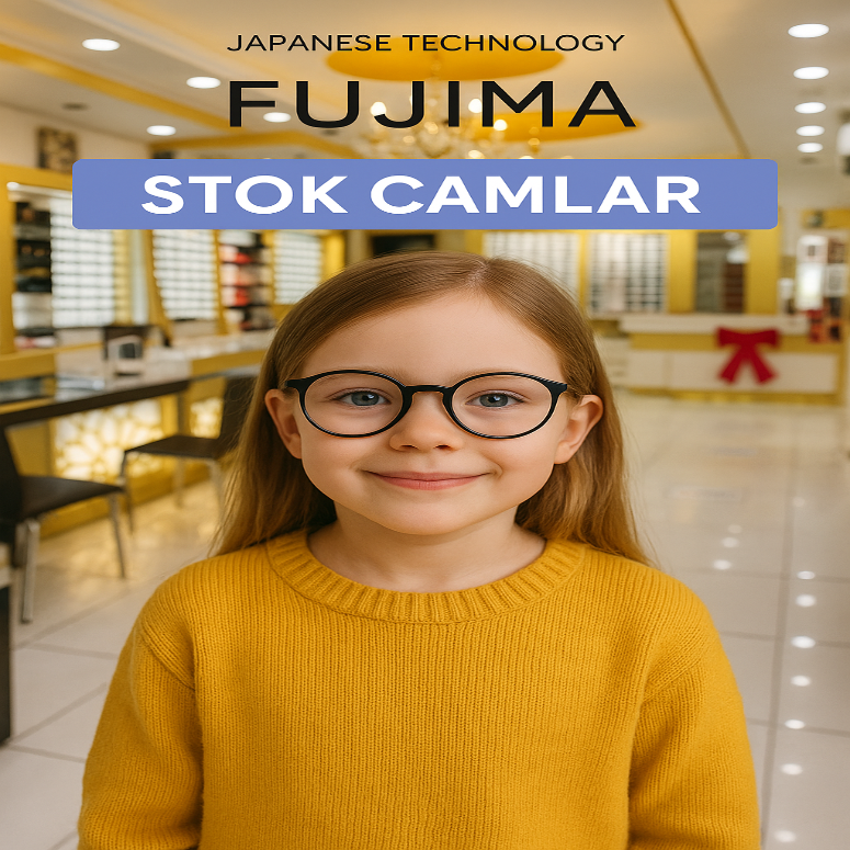 Jujima Tek Odaklı Stok Camlar – Kare Optik